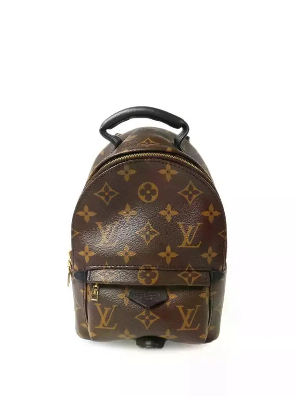 LOUIS VUITTON Mini Palm Springs Monogram Backpack - Brown