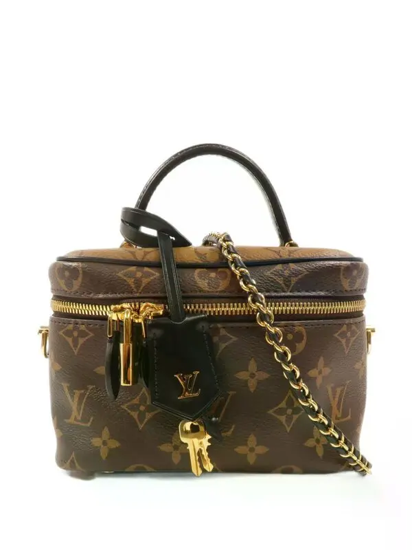 LOUIS VUITTON Pm Reverse Vanity Monogram Crossbody Bag - Brown
