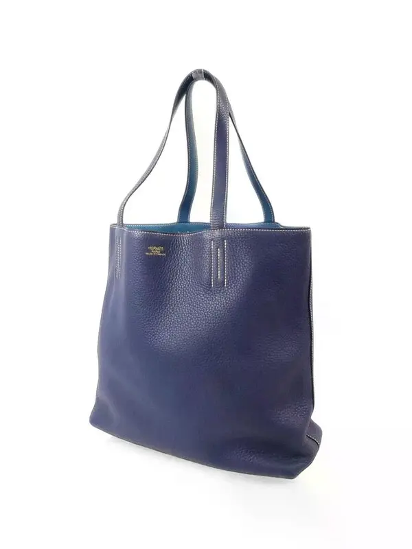 Hermès 36 Double Sens Leather Tote Bag