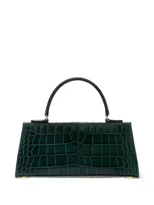 CARBOTTI Masami Croc-effect Leather Tote Bag