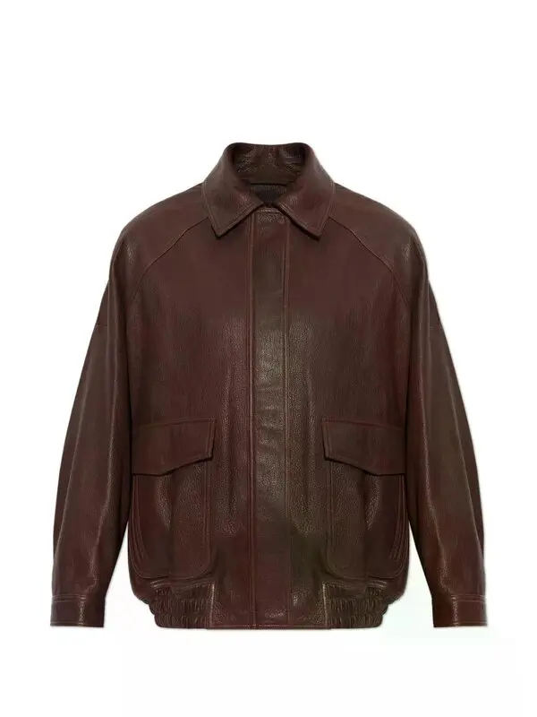 RÓHE Grained Leather Jacket