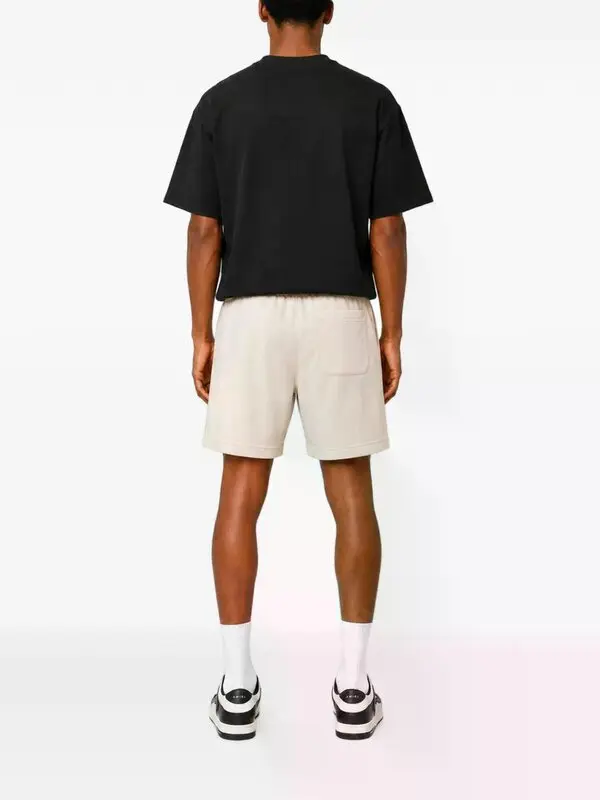 MELT Slogan-print Cotton Shorts