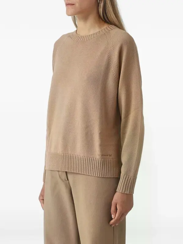 Max Mara Folk Raglan-sleeve Sweater - Neutrals