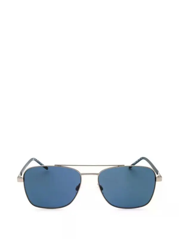 Hugo Double-bridge Rectangle-frame Sunglasses