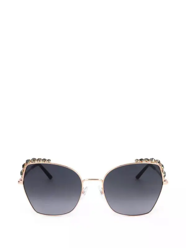 Carolina Herrera Crystal-embellished Cat-eye Frame Sunglasses