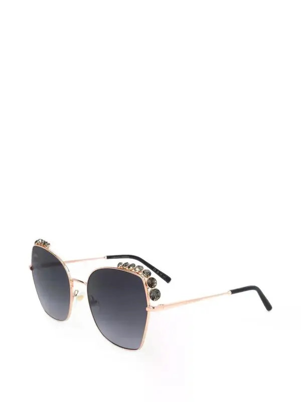 Carolina Herrera Crystal-embellished Cat-eye Frame Sunglasses