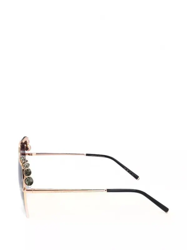 Carolina Herrera Crystal-embellished Cat-eye Frame Sunglasses