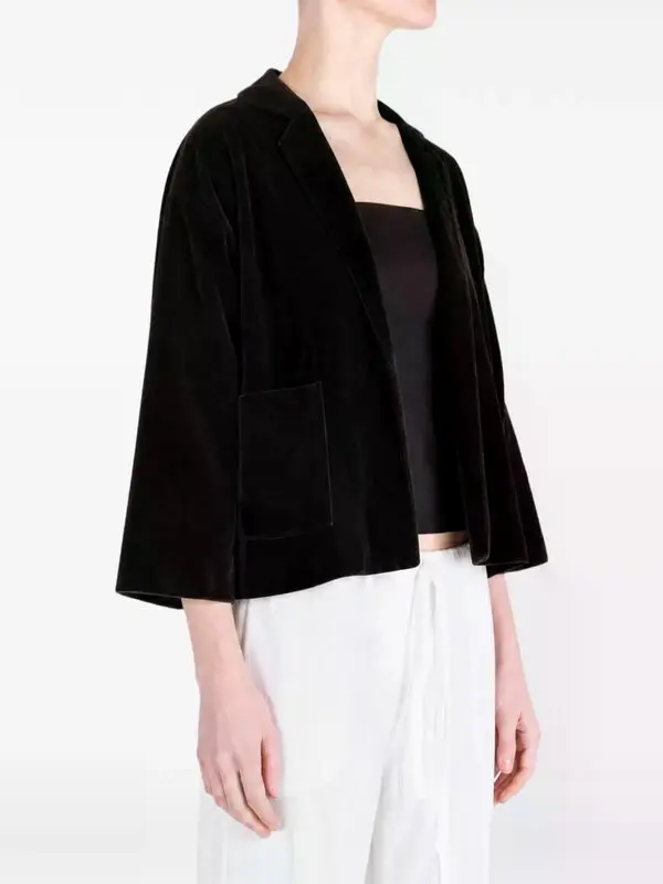 DANIELA GREGIS Tie-fastening Velvet Jacket