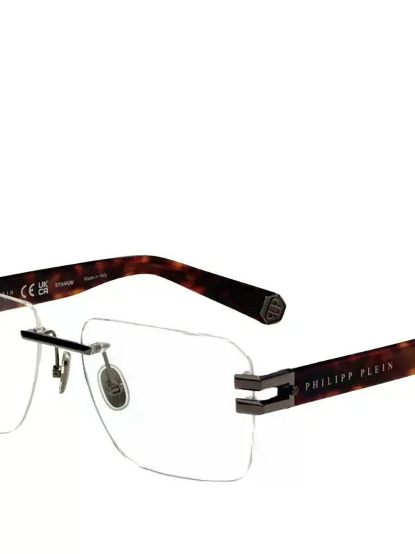 Philipp Plein Rimless Square-frame Glasses