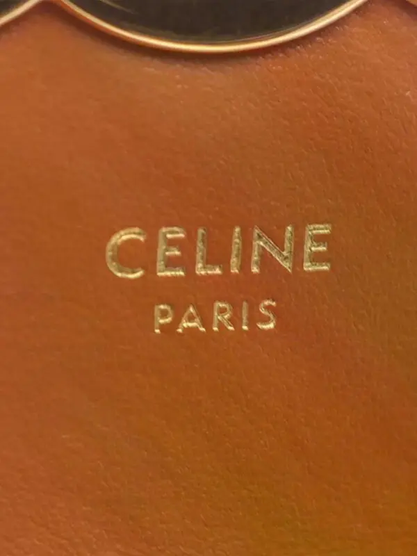 Celine 2000-2026 Mini Triomphe Coated Canvas Claude Crossbody Bag