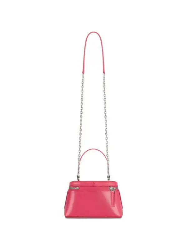 Givenchy Antigona Vanity Bag In Box Leather With Chain - Pink