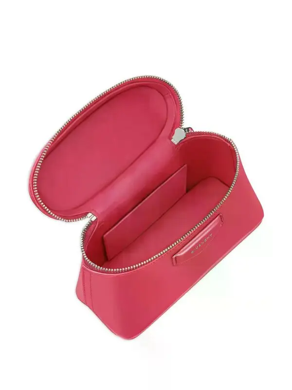 Givenchy Antigona Vanity Bag In Box Leather With Chain - Pink