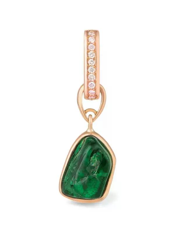 CLARA CHEHAB Liberté Tourmaline And Diamond Charm - Gold
