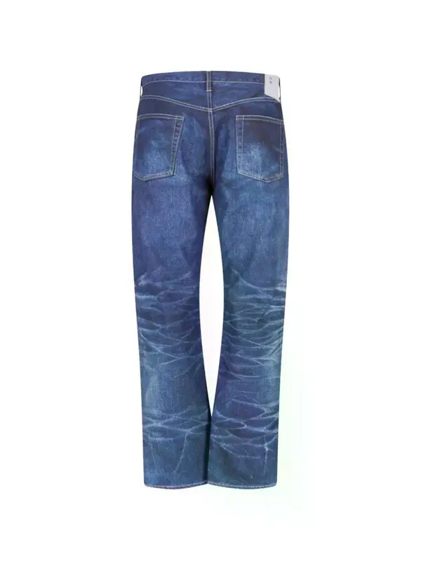 Junya Watanabe Distressed Patchwork Jeans