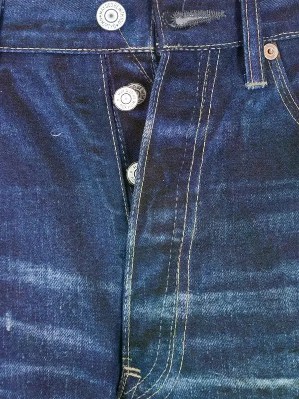 Junya Watanabe Distressed Patchwork Jeans