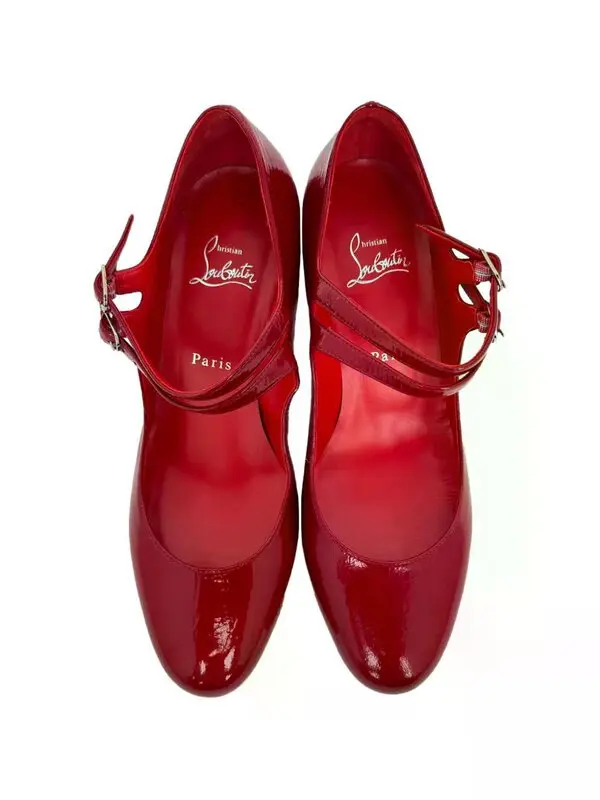 CHRISTIAN LOUBOUTIN Miss Jane Patent Leather Pumps