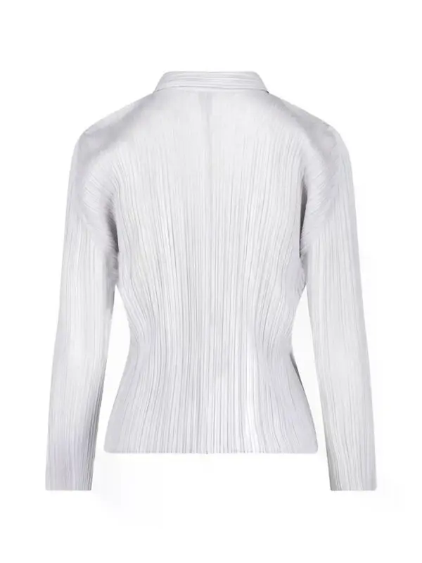 Issey Miyake Pleated Long-sleeve Shirt