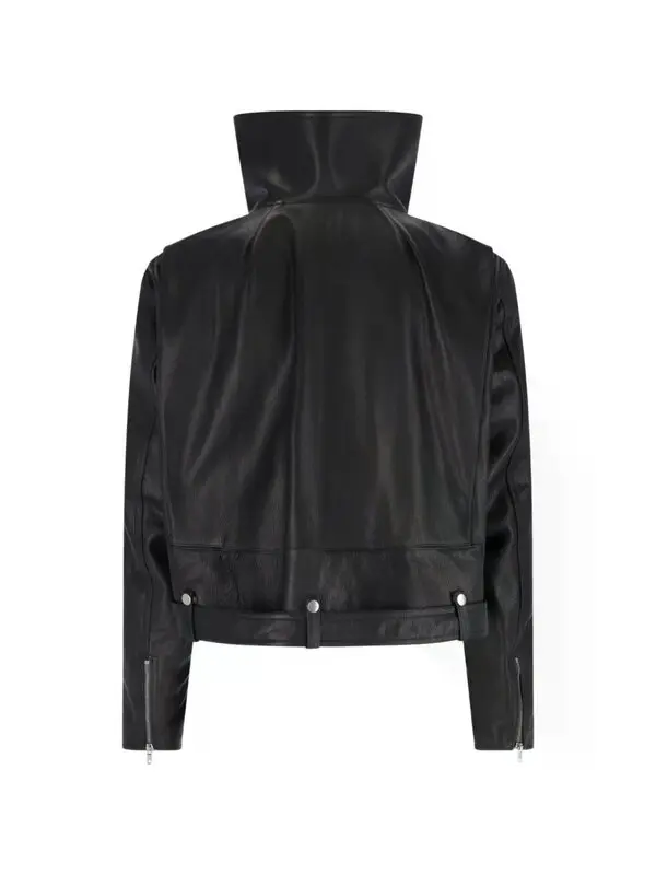 Rick Owens Biker Jumbo Stooges Leather Jacket