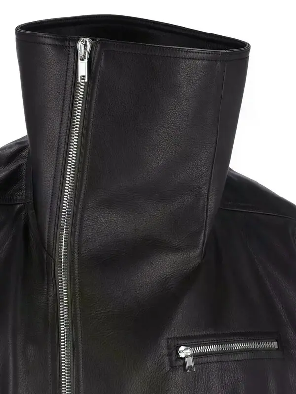 Rick Owens Biker Jumbo Stooges Leather Jacket
