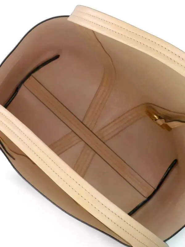 Chloé Spin Logo-print Calf Leather Tote Bag - Pink