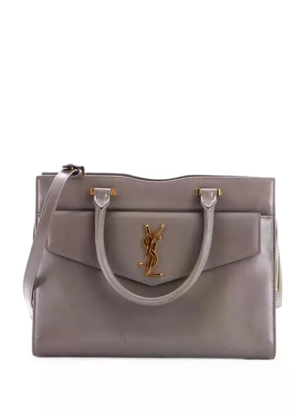 Saint Laurent Uptown Leather Medium Tote Bag