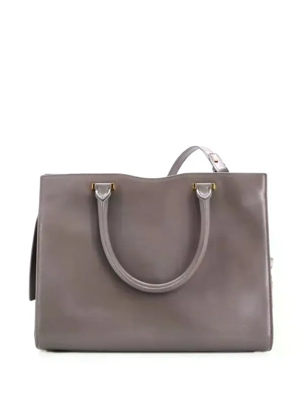 Saint Laurent Uptown Leather Medium Tote Bag