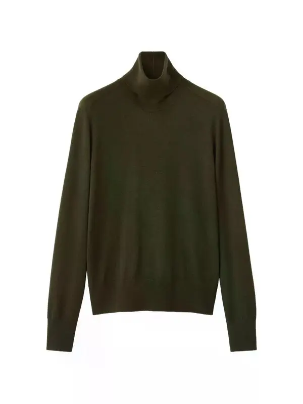 Loro Piana Piuma Roll-neck Cashmere Sweater - Green