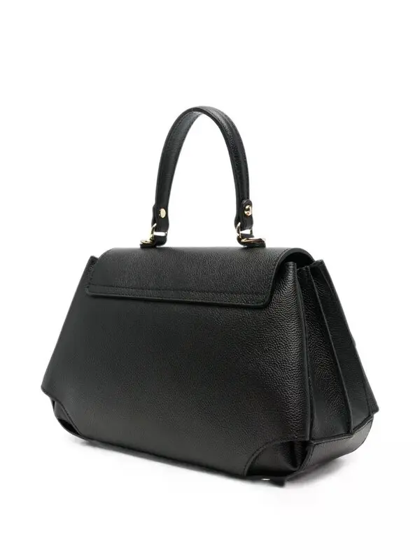 MARC ELLIS Spency Grainy Leather Tote Bag - Black