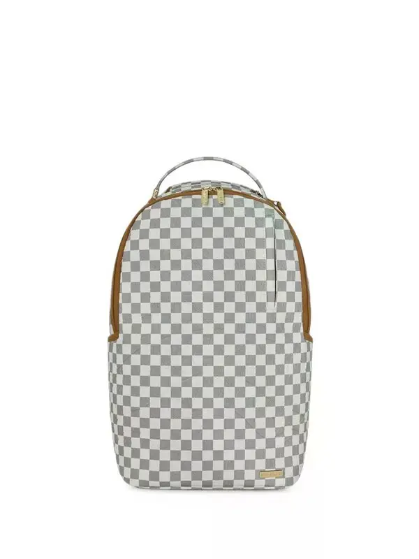 SPRAYGROUND The Private Jet Shark Club-high Altitude Embossed Checkered Backpack