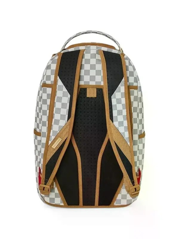 SPRAYGROUND The Private Jet Shark Club-high Altitude Embossed Checkered Backpack