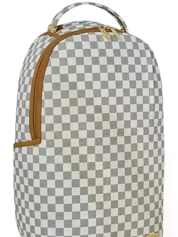SPRAYGROUND The Private Jet Shark Club-high Altitude Embossed Checkered Backpack