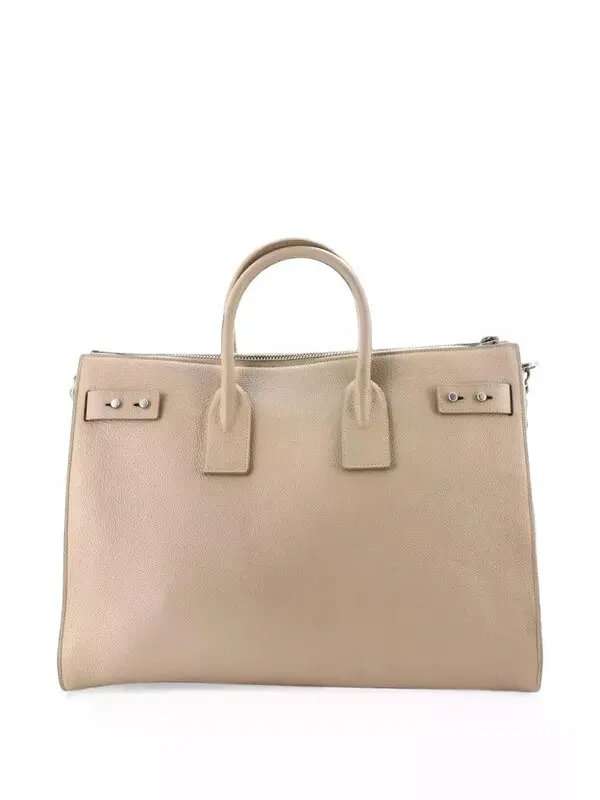 Saint Laurent Sac De Jour Souple Bag Leather Large Satchel