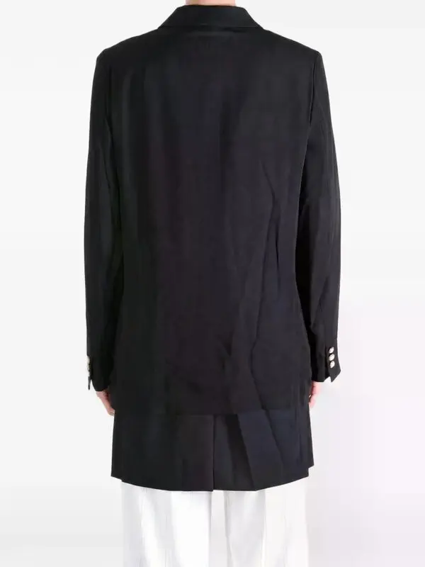 Comme Des Garçons Layered-detail Button-up Jacket