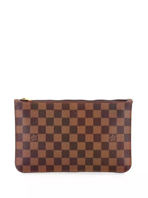 LOUIS VUITTON Neverfull Pochette Damier Large Pouch