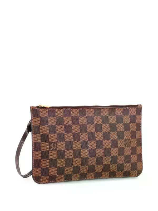 LOUIS VUITTON Neverfull Pochette Damier Large Pouch
