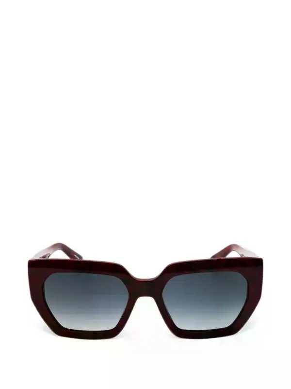 Missoni Geometric-frame Sunglasses - Red
