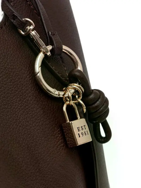 Guess Melody Logo-plaque Pebbled-effect Tote Bag
