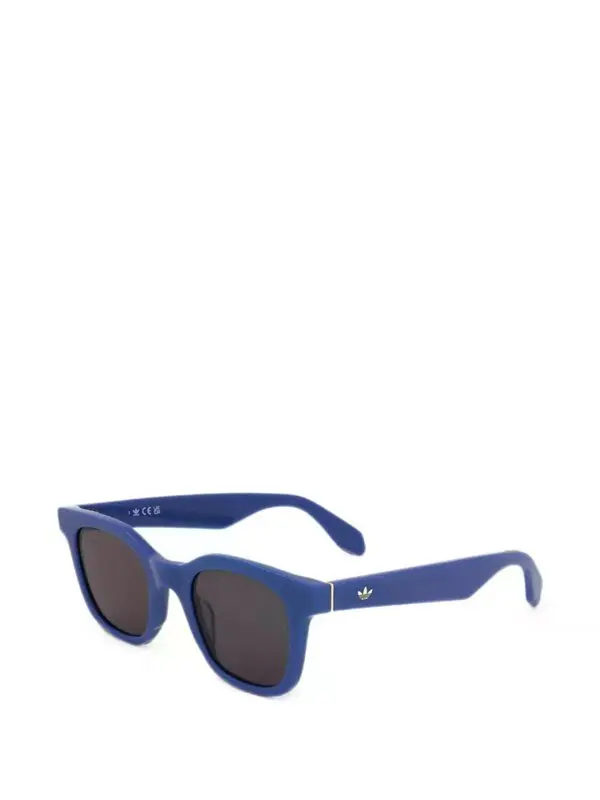Adidas Logo-plaque Square-frame Sunglasses