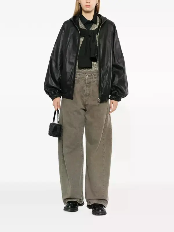 SSSTEIN Deformation Wide-leg Jeans
