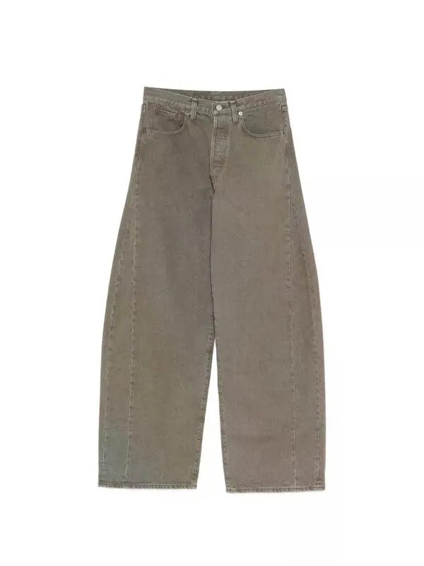 SSSTEIN Deformation Wide-leg Jeans - Neutrals