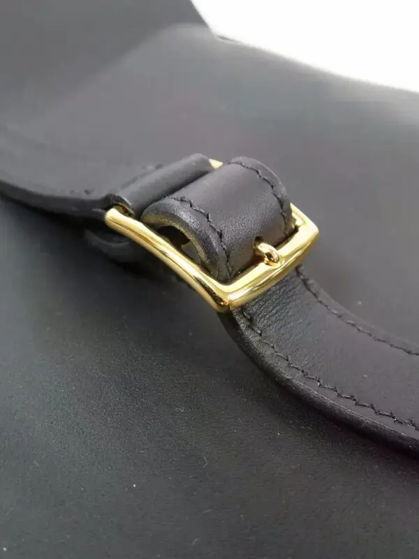 Hermès Mini Halzan Hand Bag - Black