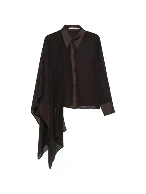 GESTUZ Gzlynne Asymmetric Draped Blouse