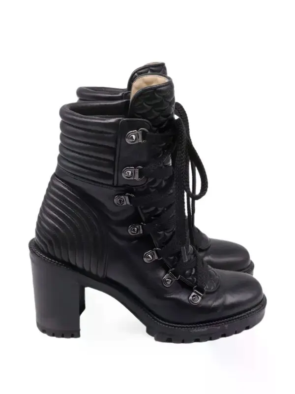 CHRISTIAN LOUBOUTIN Mad 70 Lace-up Combat Boots