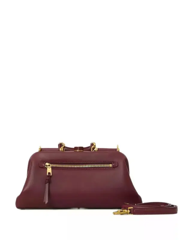 Dolce & Gabbana Logo-print Leather Shoulder Bag - Red