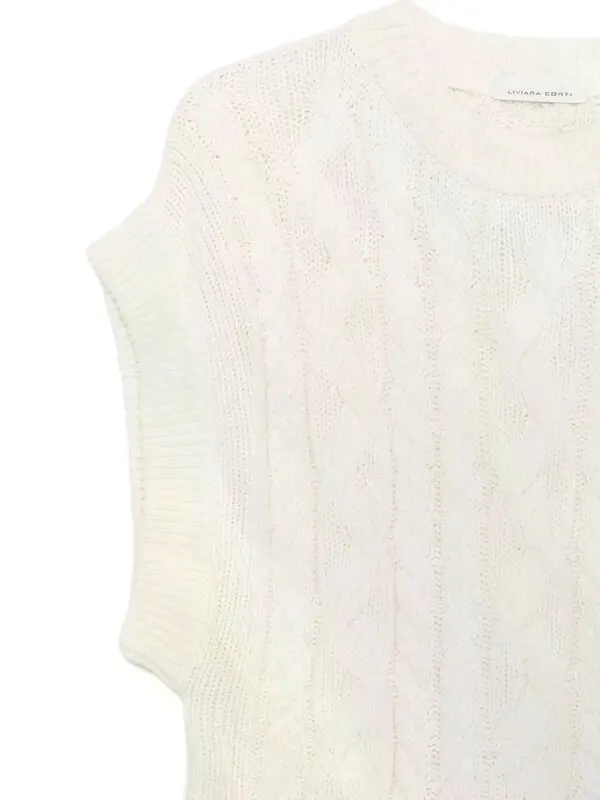 Liviana Conti Cable-knit Vest