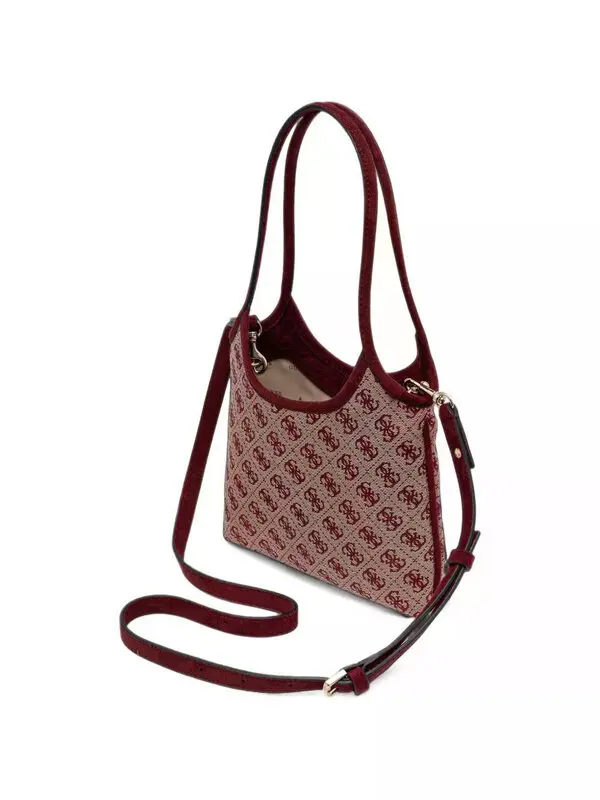 Guess Mini Samantha Monogram-print Shoulder Bag