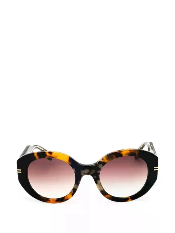 Marc Jacobs Tortoiseshell-effect Round-frame Sunglasses