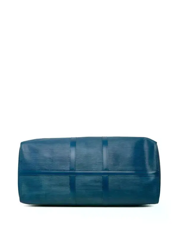 LOUIS VUITTON 1996 Epi Keepall 55 Travel Bag - Blue
