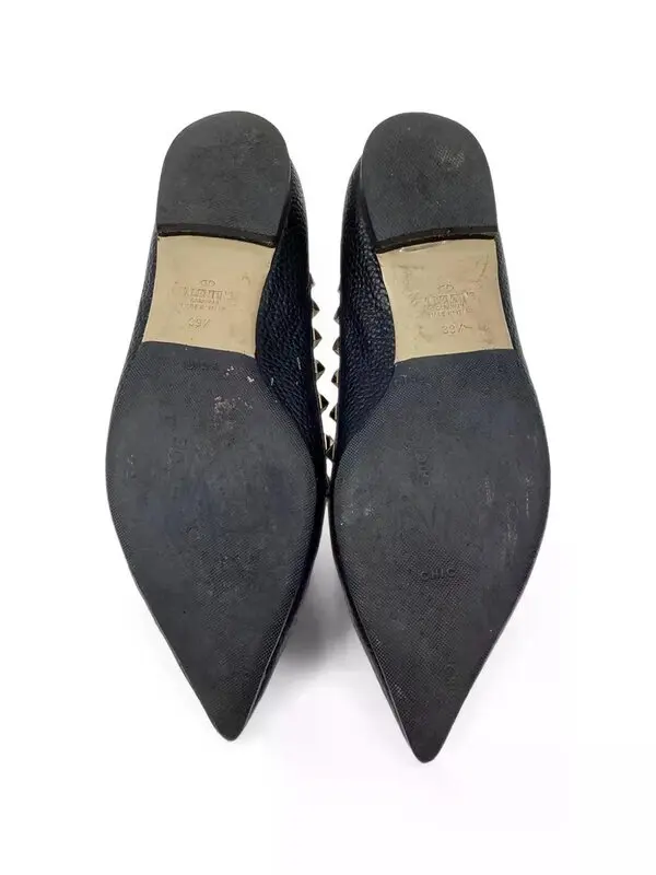 Red Valentino Rockstud Ballet Flats