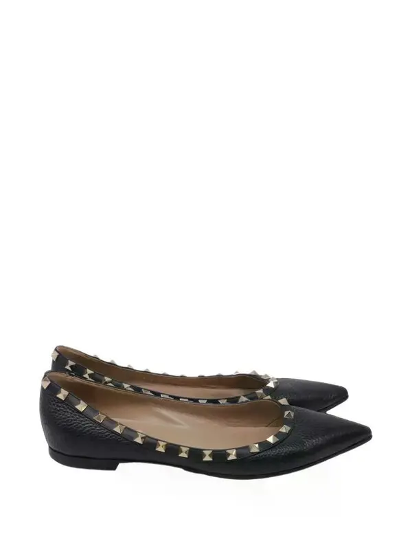 Red Valentino Rockstud Ballet Flats